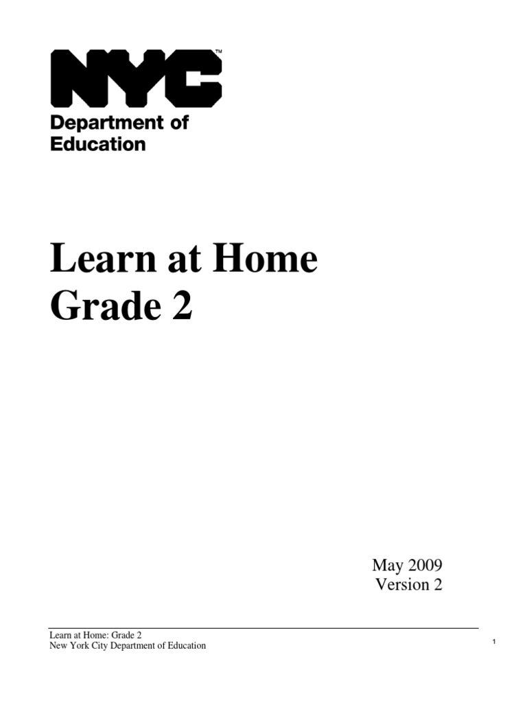 Learn at Home Grade 2 | PDF | Vocabulary | Nickel (United States Coin)