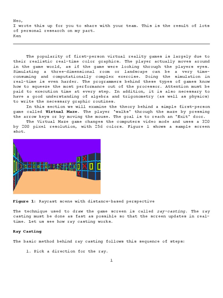 RayCasting in DirectX | PDF | Texture Mapping | Pixel