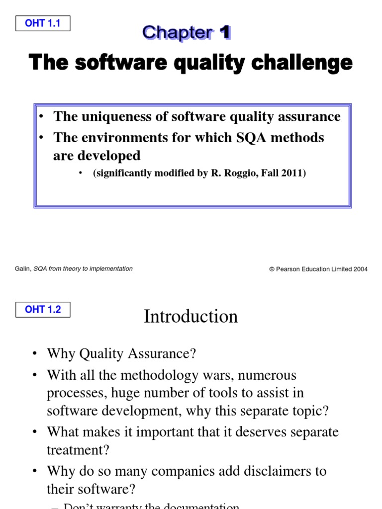 Chapter 1 | PDF | Software Bug | Implementation