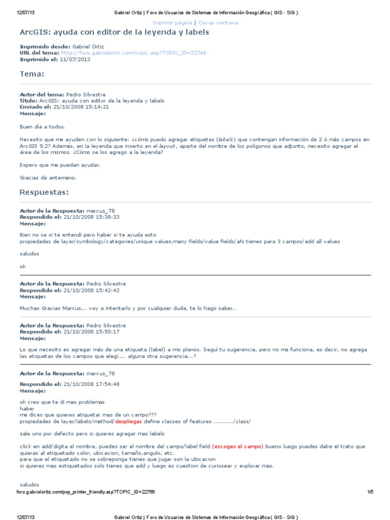 ArcGis Labeling, Maplex, Advanced Labeling Expression 7.12.2013 | PDF ...