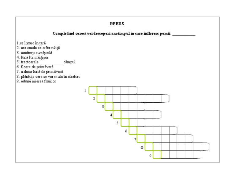 Primavara Rebus | PDF