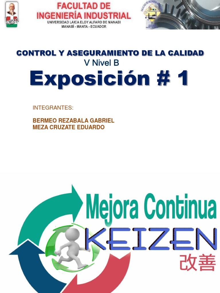 Mejora Continua - KAIZEN, 5S | Inventario | Calidad (comercial)