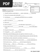 America The Story of Us Episode 3 Westward Worksheet | PDF | North ...