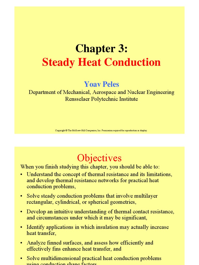 Heat Transfer Chapter 3 | PDF | Thermal Conduction | Heat Transfer