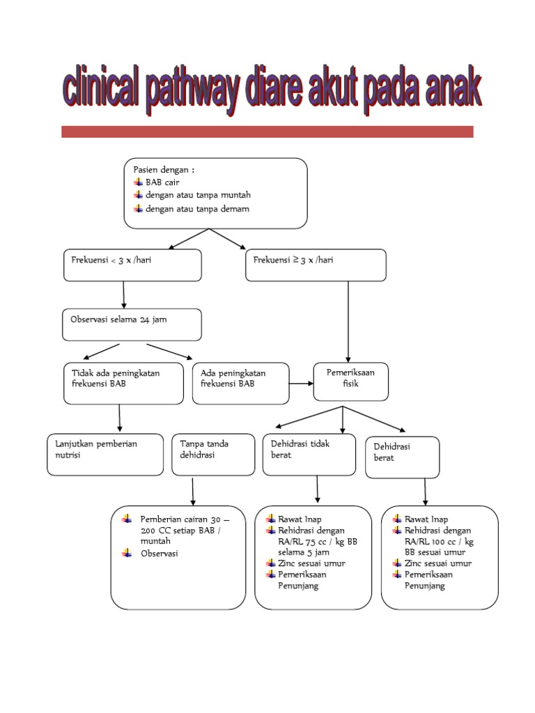 Alur Penanganan Diare PD Anak | PDF