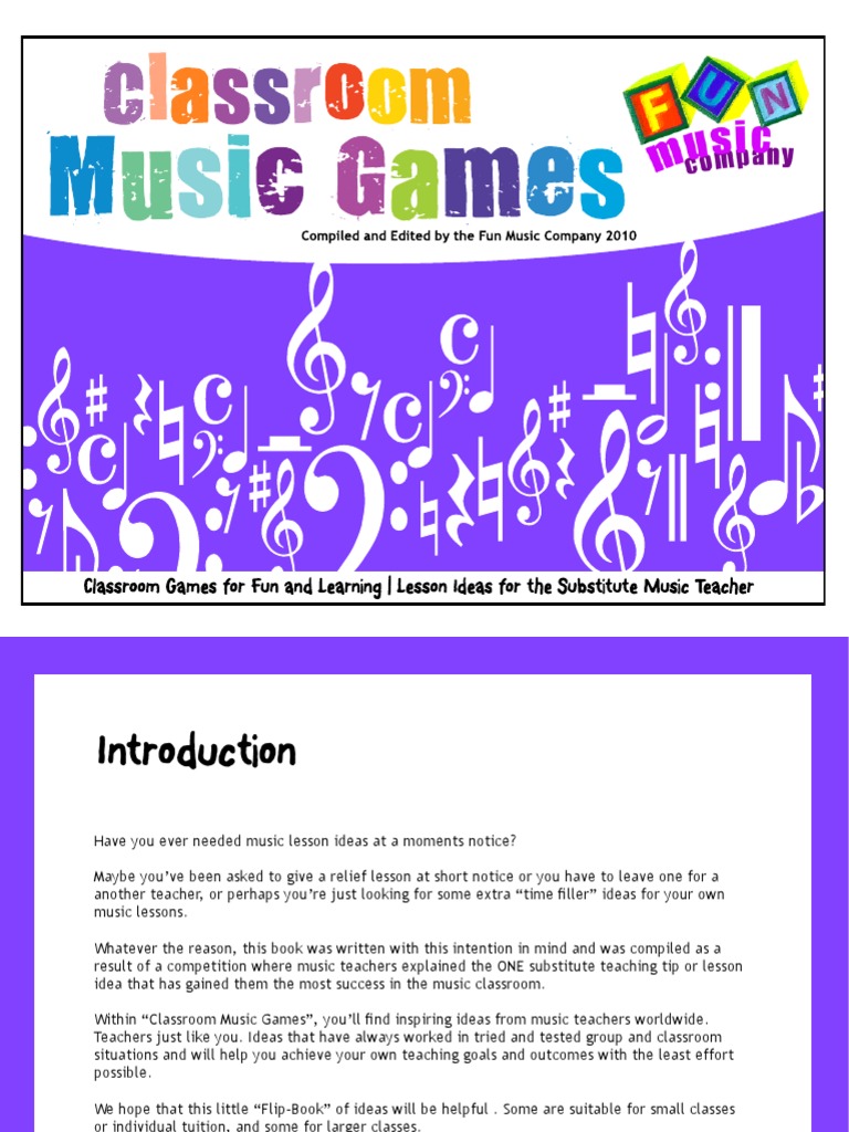 Classroom Muisc Games Music Games Download Free Pdf Music Education
