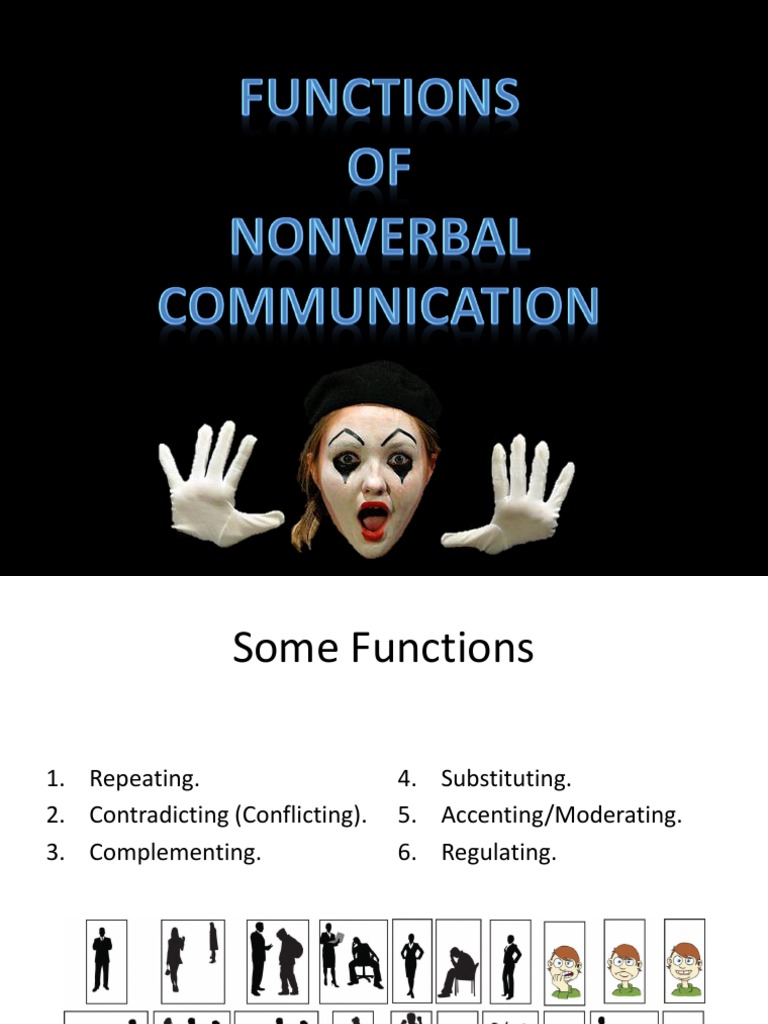 Functions of Nonverbal Communication | PDF | Nonverbal Communication ...