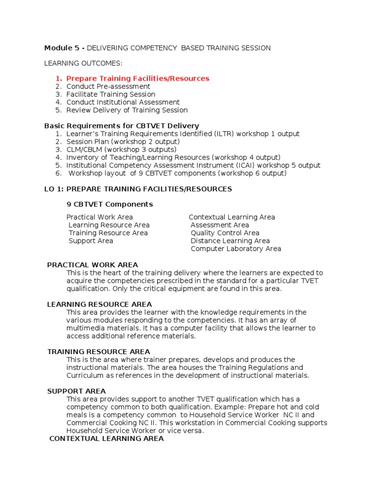 Prepare Training Resources | Download Free PDF | Educational Assessment ...