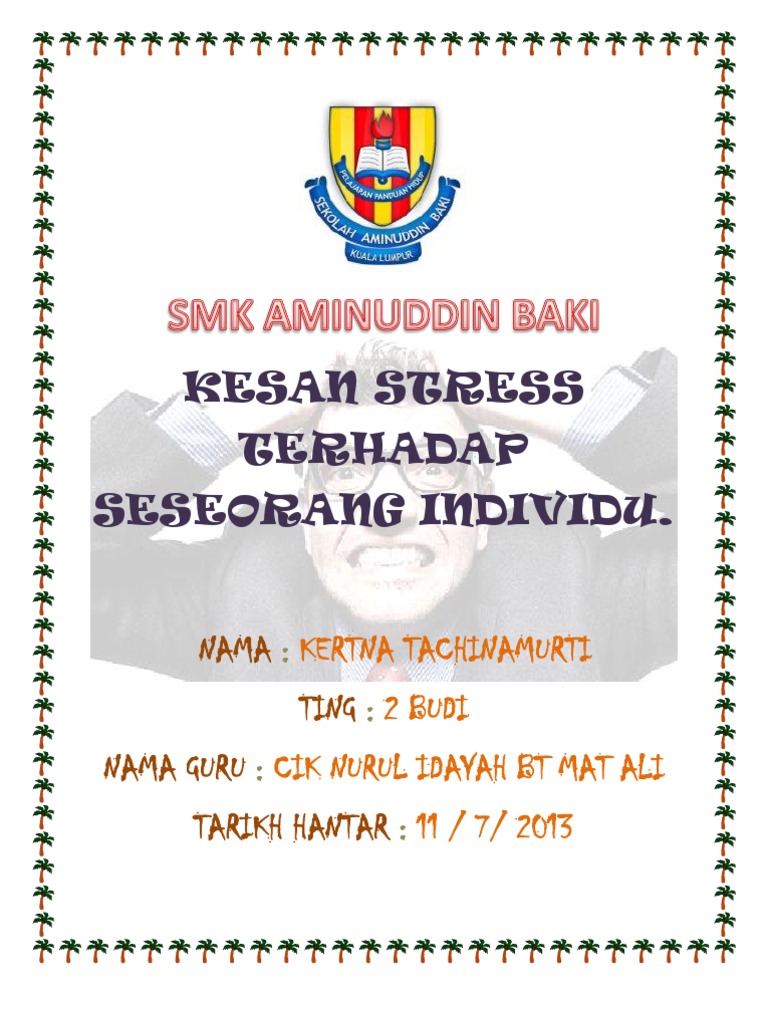 Kesan Stress Terhadap Seseorang Individu | PDF