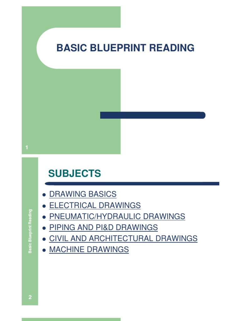 Basic Blueprint Reading 110 | Download Free PDF | Valve | Switch
