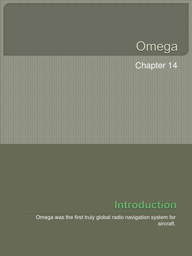 Chapter 14 Omega | PDF | Telecommunications Engineering | Radio
