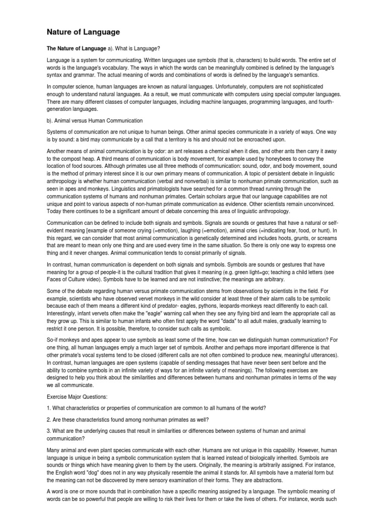 How Do We Learn Our First Language | PDF | Language Acquisition ...