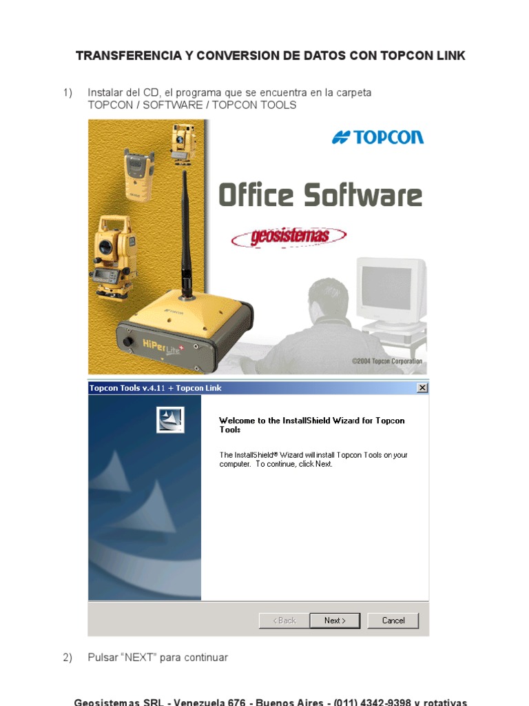 Topcon Link y PC | PDF | Hardware de la computadora | Áreas de informática