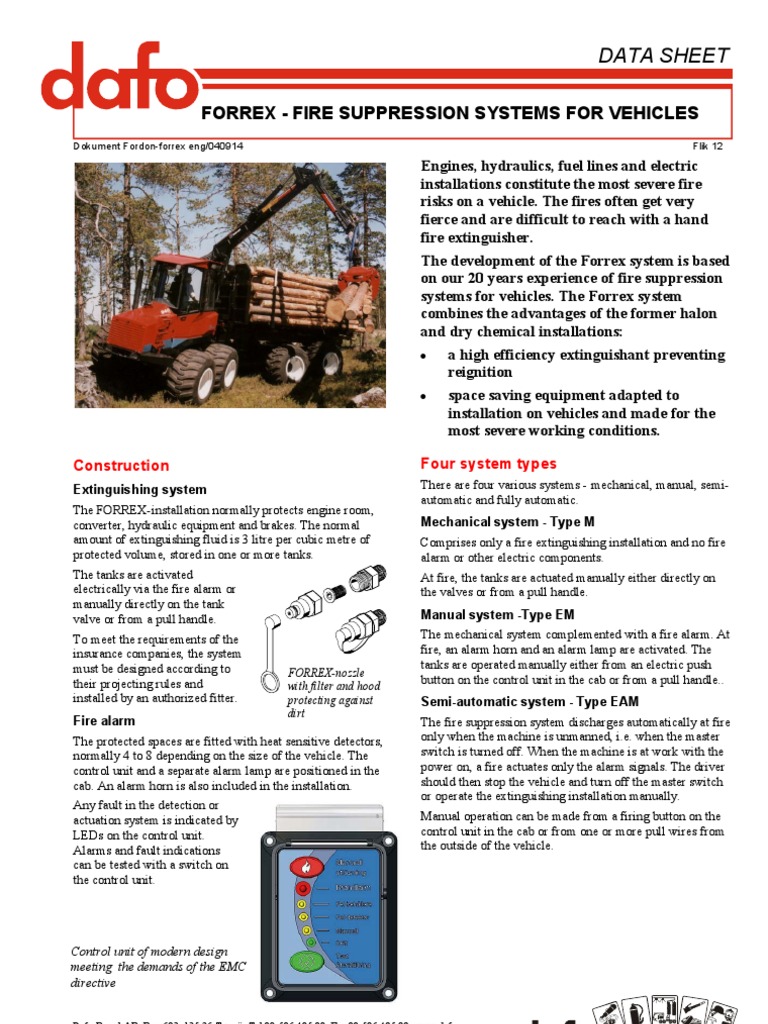 Fordon Forrex | PDF | Firefighting | Machines