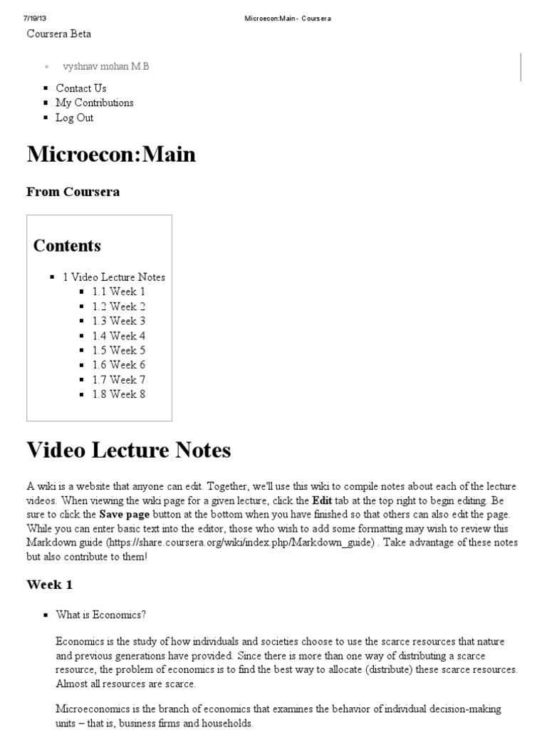 Microecon Main 1 | PDF | Business