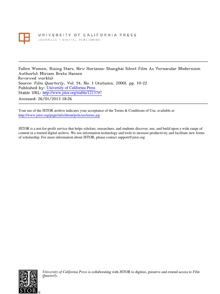 Fallen Women Rising Stars | PDF | Aesthetics | Modernism