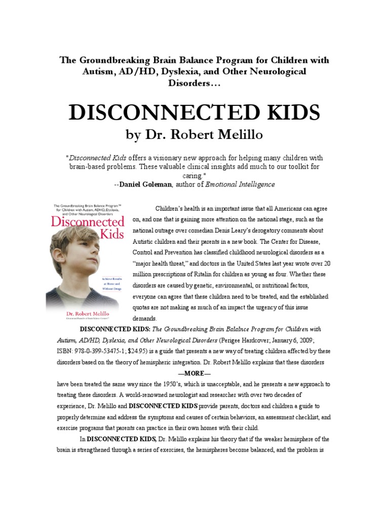Disconnected Kids: A New Approach to Neurological Disorders | PDF ...