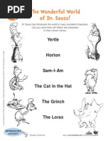 Dr. Seuss QR Code Read Alouds | PDF | Dr. Seuss | Children's Literature