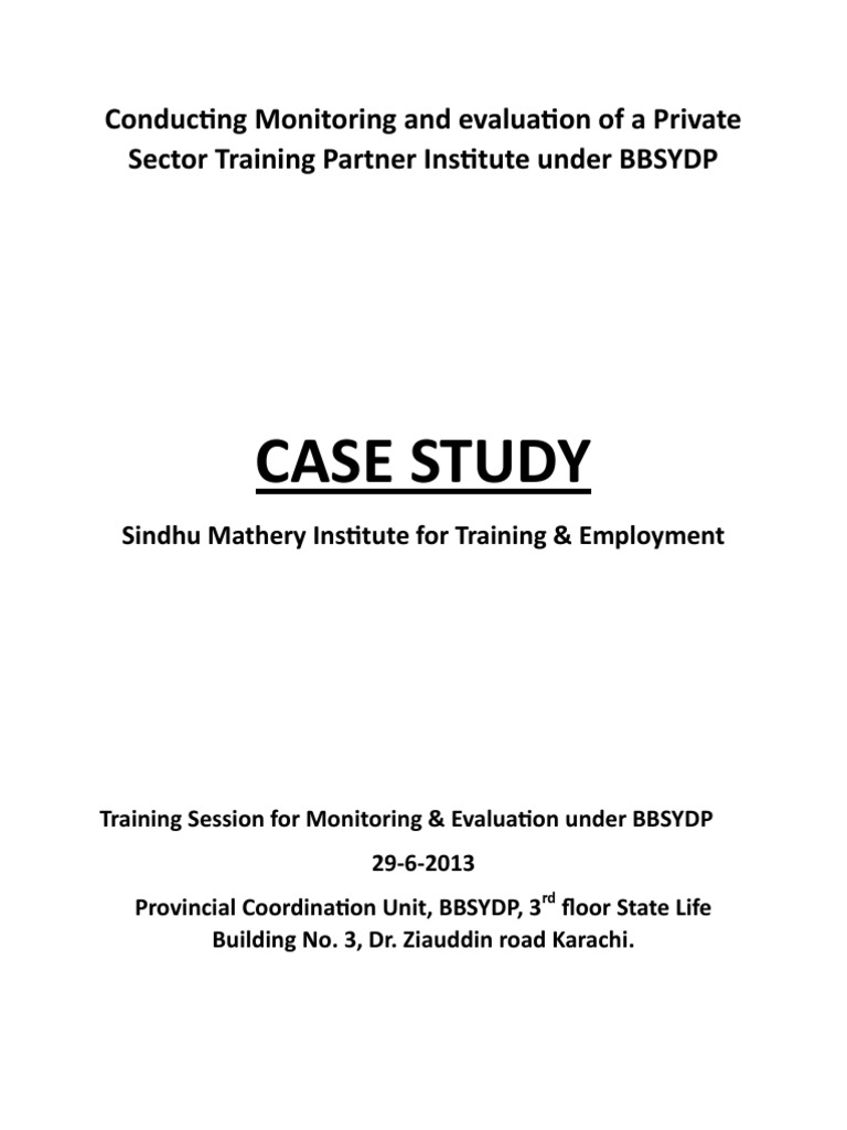 Monitoring & Evaluation in BBSYDP Training | PDF