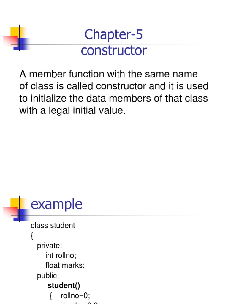 Constructors and Destructors | PDF | Constructor (Object Oriented ...