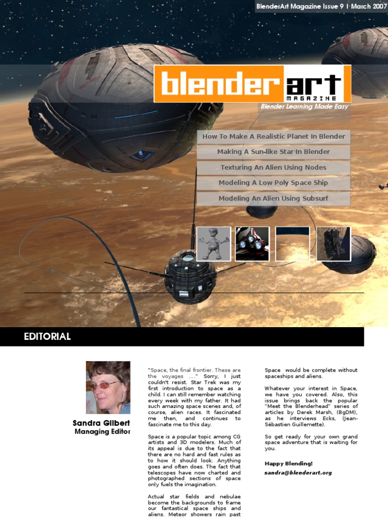 Blender Art Magazine #9 | PDF | Texture Mapping | Rendering (Computer ...