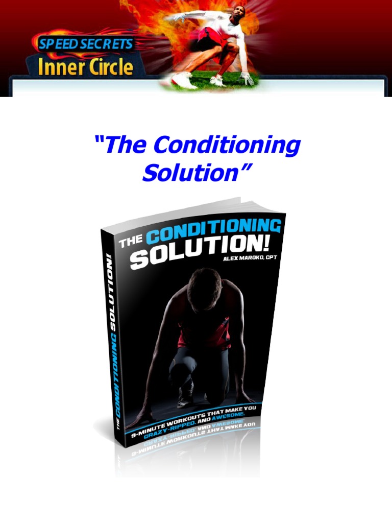 The Conditioning Solution | PDF | Limbs (Anatomy) | Self Care