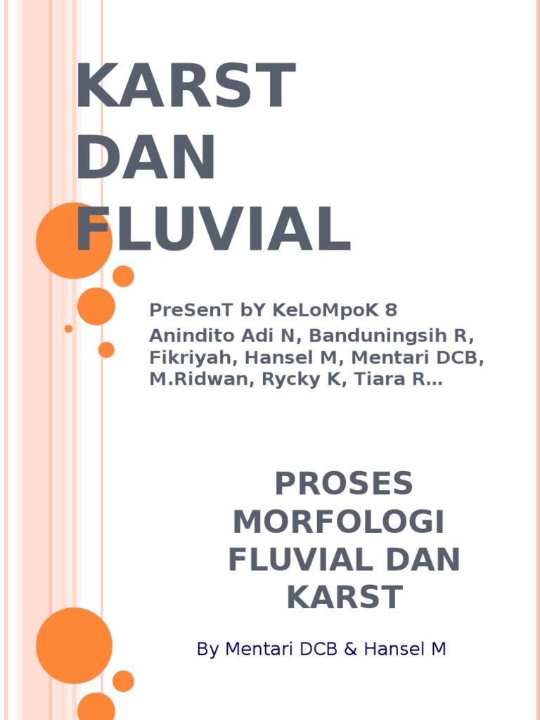 Proses Morfologi Karst dan Fluvial | PDF