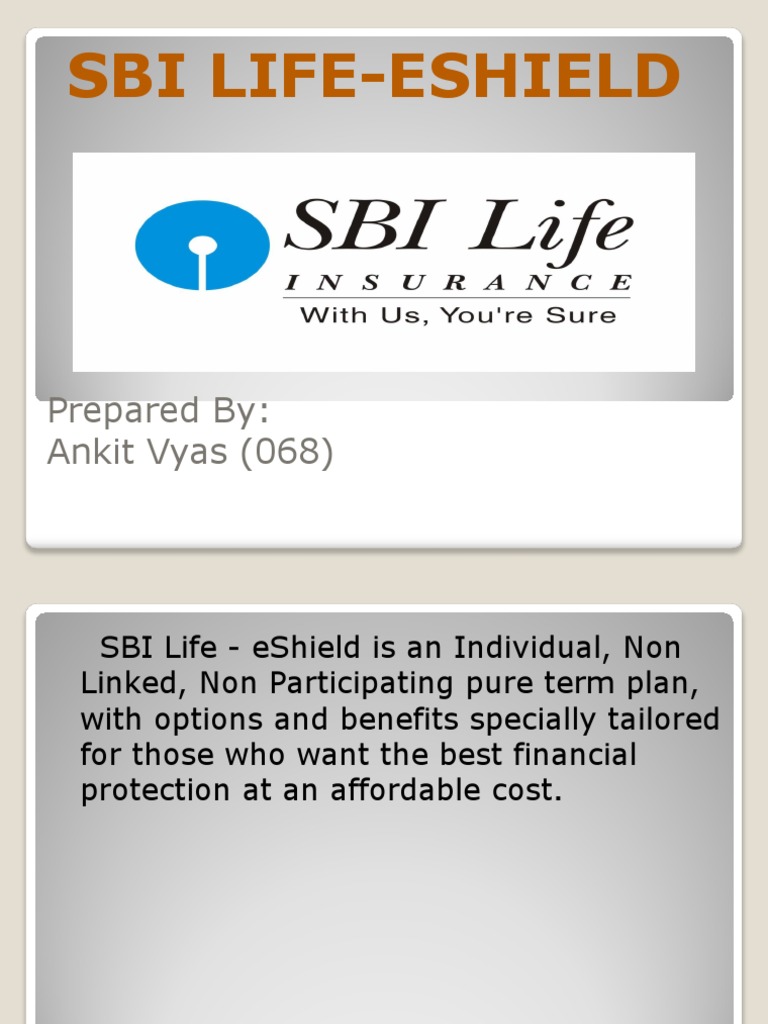 Sbi Life Eshield | PDF | Insurance | Personal Finance