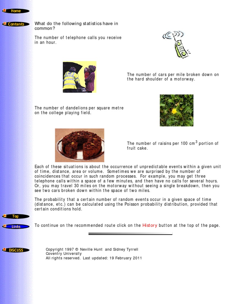 Introduction To Poisson Distribution | Download Free PDF | Normal ...