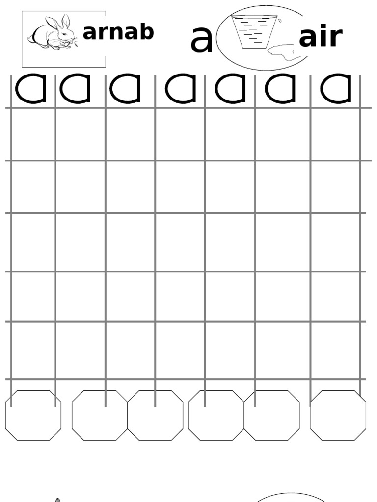 Latihan Menulis Prasekolah | PDF