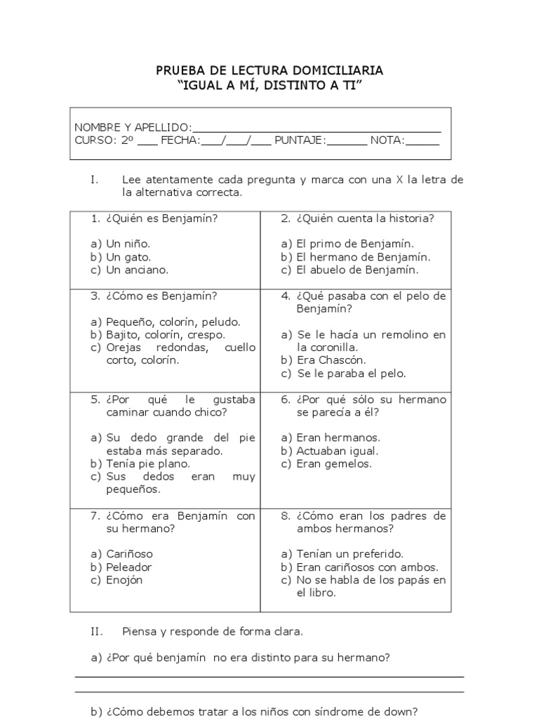 Igual A Mi, Distinto A Ti | PDF