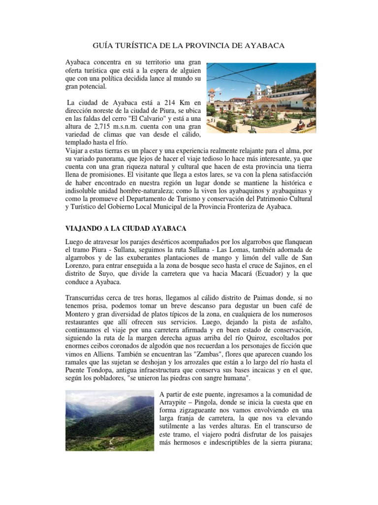 Guia Turistica | PDF