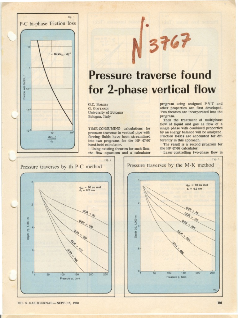 Vertical 2 Phase Flow | PDF | Gases | Pressure