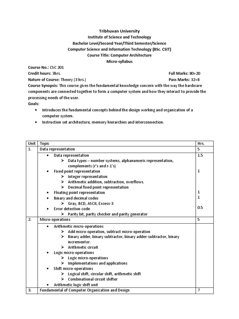 Computer Architecture: An Introduction to Data Representation, Micro-Operations, Instruction ...