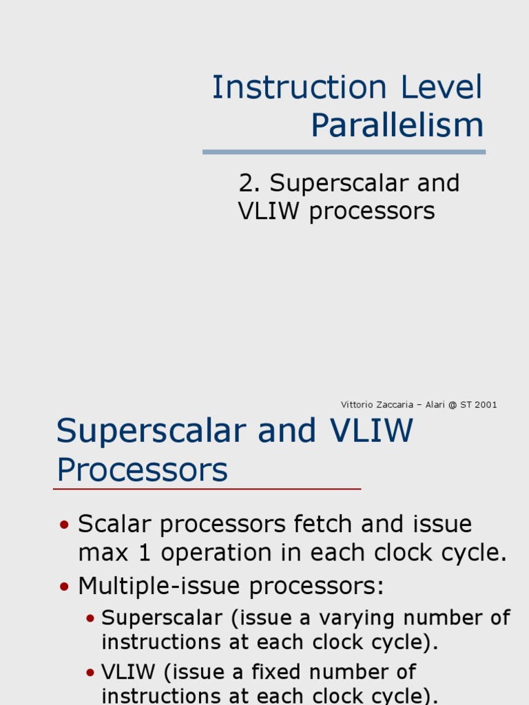 Instruction Level Parallelism | PDF | Instruction Set | Cpu Cache