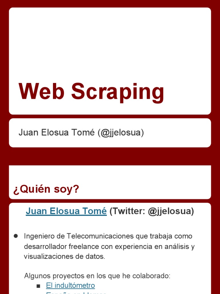 Web Scraping - Google Drive | PDF | Selenio (software) | Red mundial Web Scraping - Google Drive | PDF | Selenio (software) | Red mundial