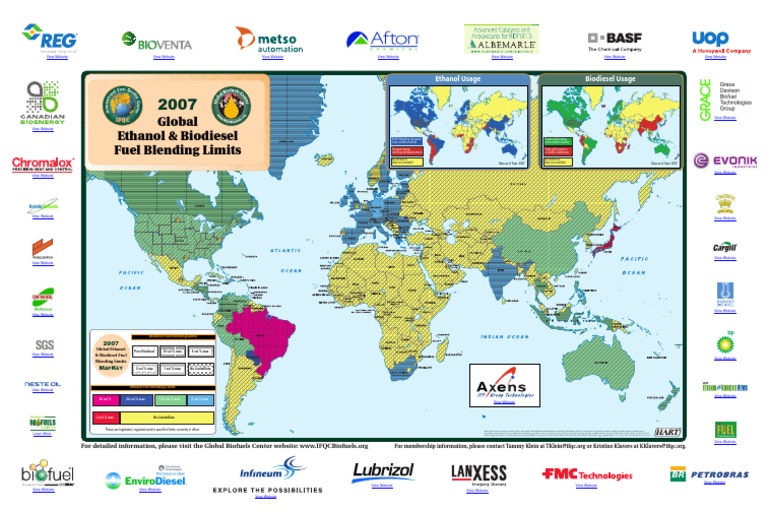 World Bioufuels Map | PDF | Renewable Fuels | Biodiesel