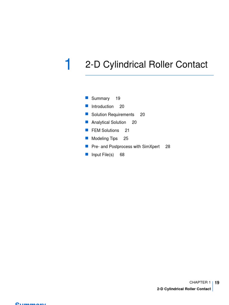 2-D Cylindrical Roller Contact | PDF | Rectangle | Young's Modulus