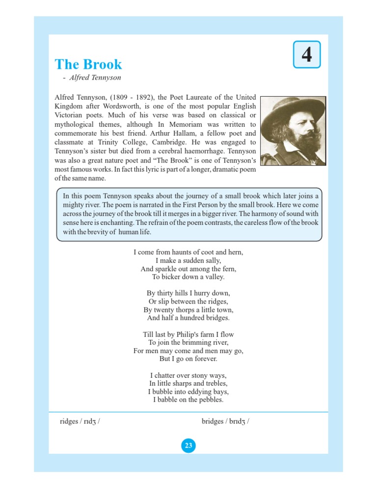 The Brook | Poetry | Fiction & Literature