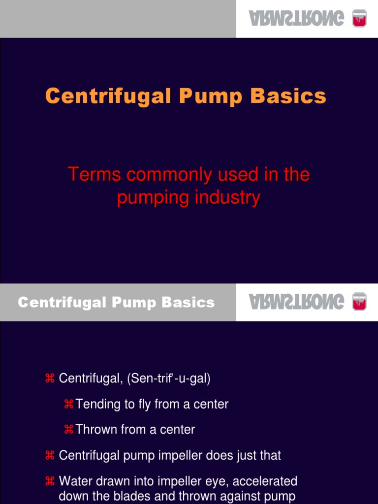 Pump Basics | PDF | Pump | Fluid Dynamics