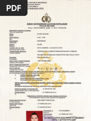 Skck Kosong Untuk Diedit - Pilihan Guru