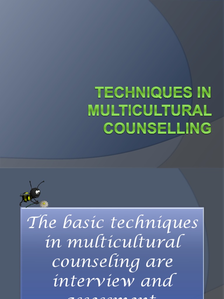 Multicultural Counseling Techniques Overview | PDF | Rational Emotive ...