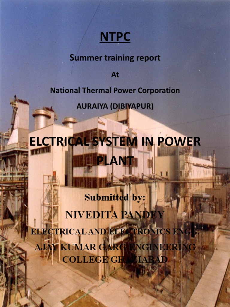 NTPC Report | PDF | Ion Exchange | Heat Exchanger