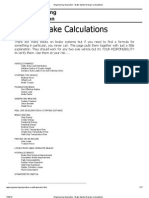 Comprehensive Brake Calculation Guide | PDF | Brake | Vehicles