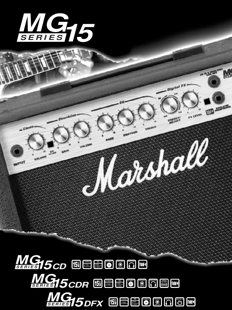 Marshall MG15CD MG15CDR MG15DFX users Manual | Equalization (Audio ...