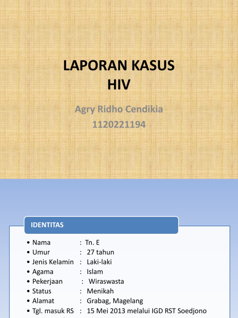 Laporan Kasus Hiv | PDF