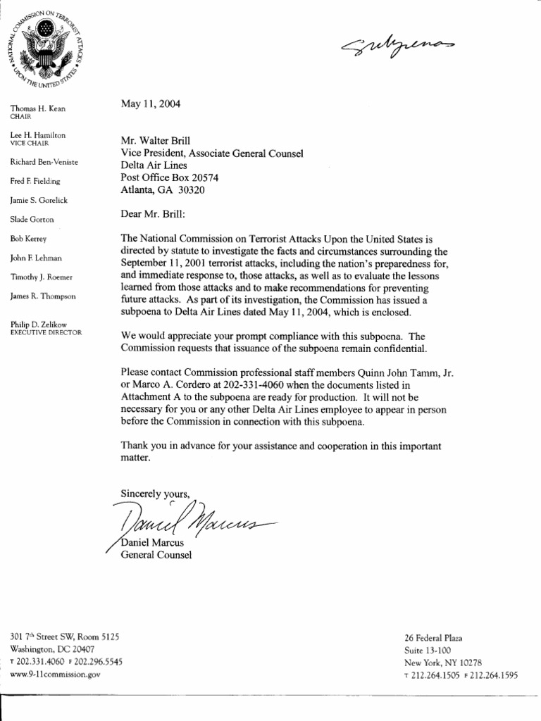 DM B7 Subpoenas Fdr- Entire Contents- Subpoena Cover Letters and ...