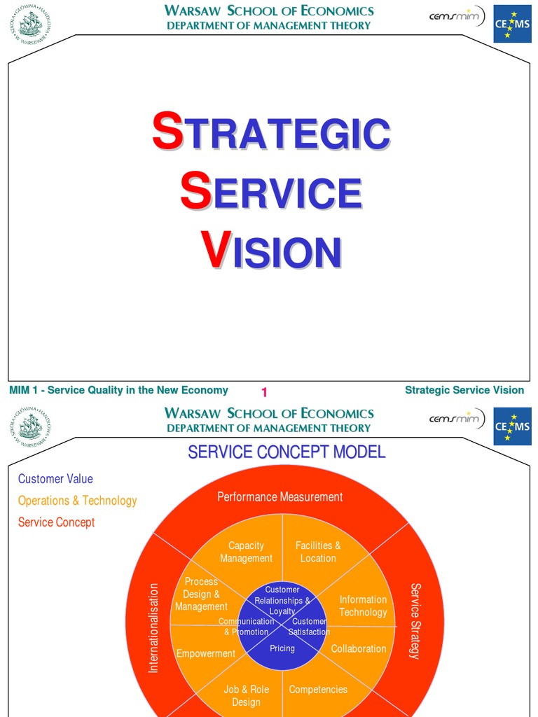 Strategic Service Vision | PDF | Strategic Management | Competition