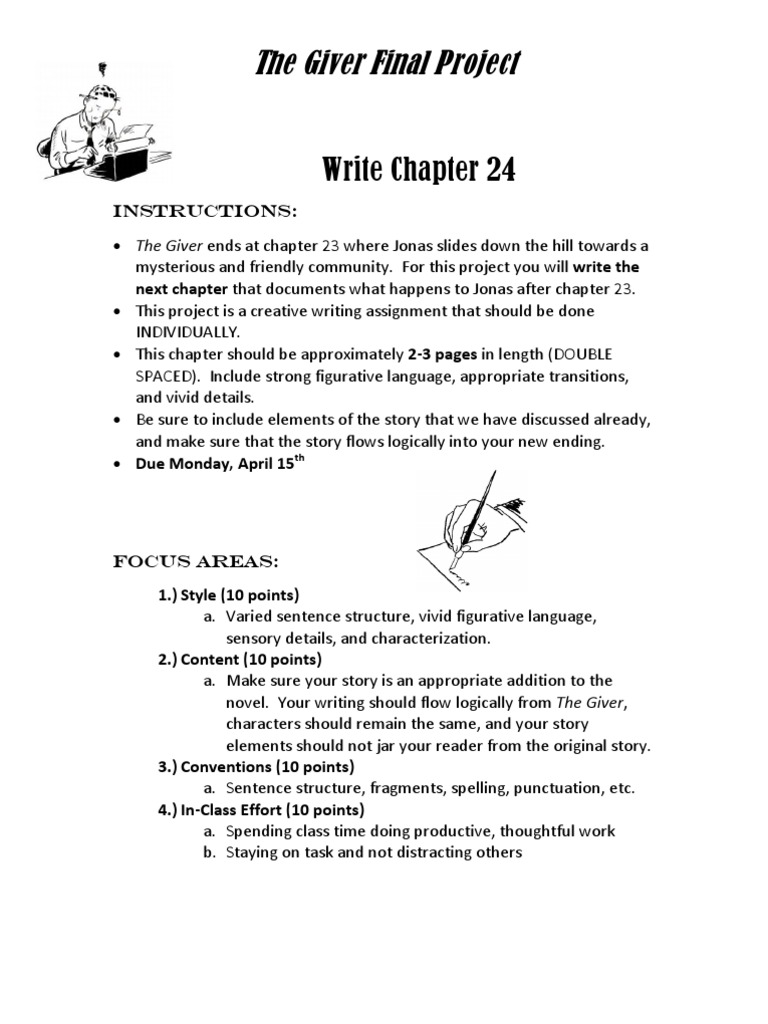 Creative Projects for The Giver | PDF | The Giver | Cognition