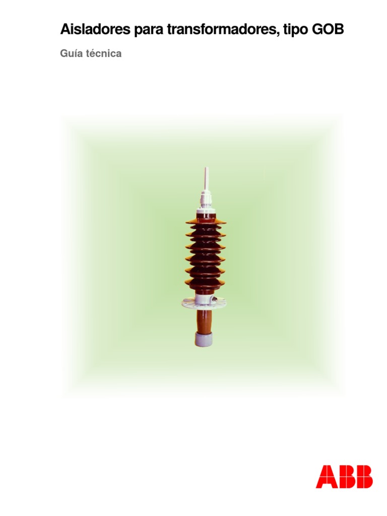 Bushings Gob PDF | PDF | Aluminio | Transformador
